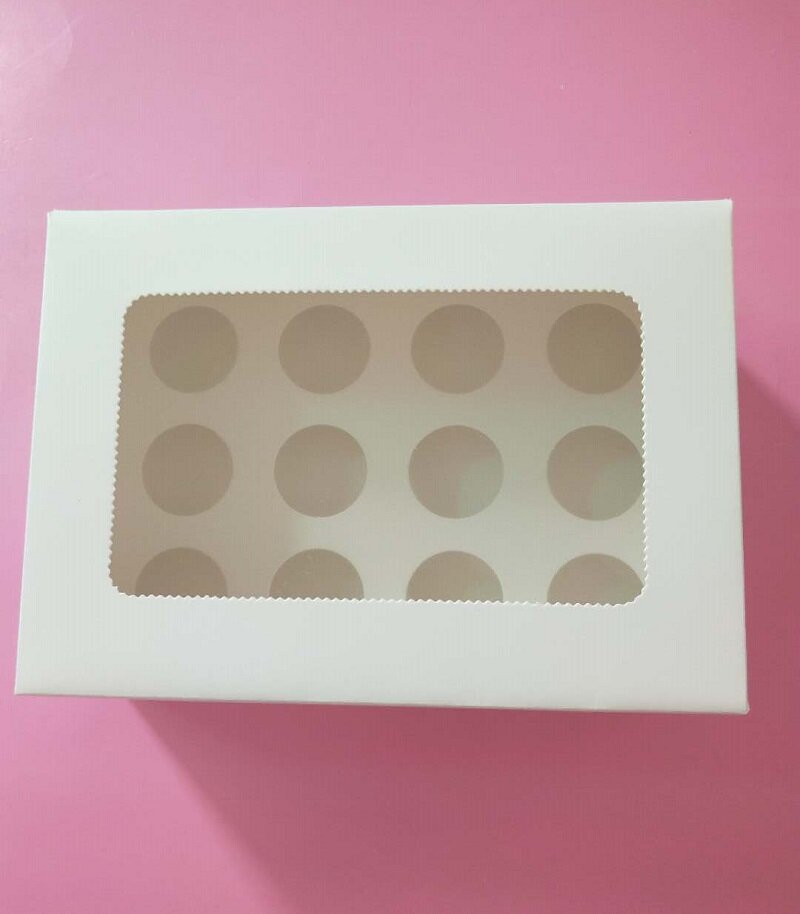 Mini Cupcake Muffin Box 12 Cup, 1,69